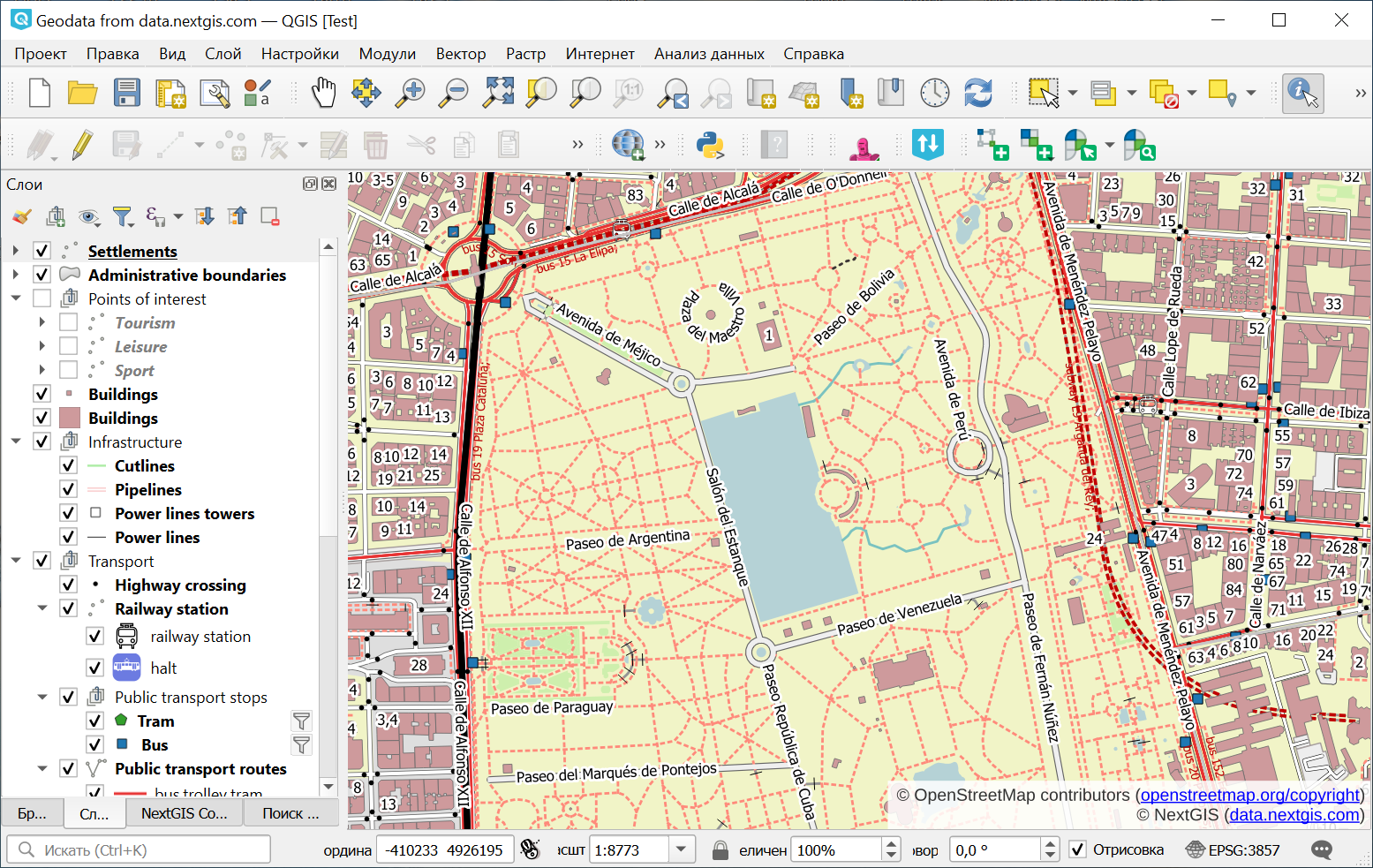 Проект QGIS в PDF | NextGIS Toolbox